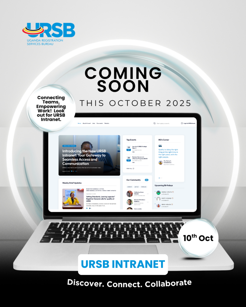 Launch of the URSB Intranet – URSB Intranet