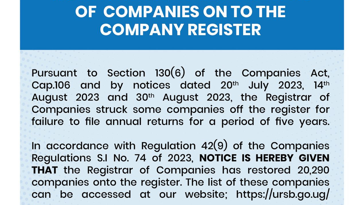 Business – URSB Intranet