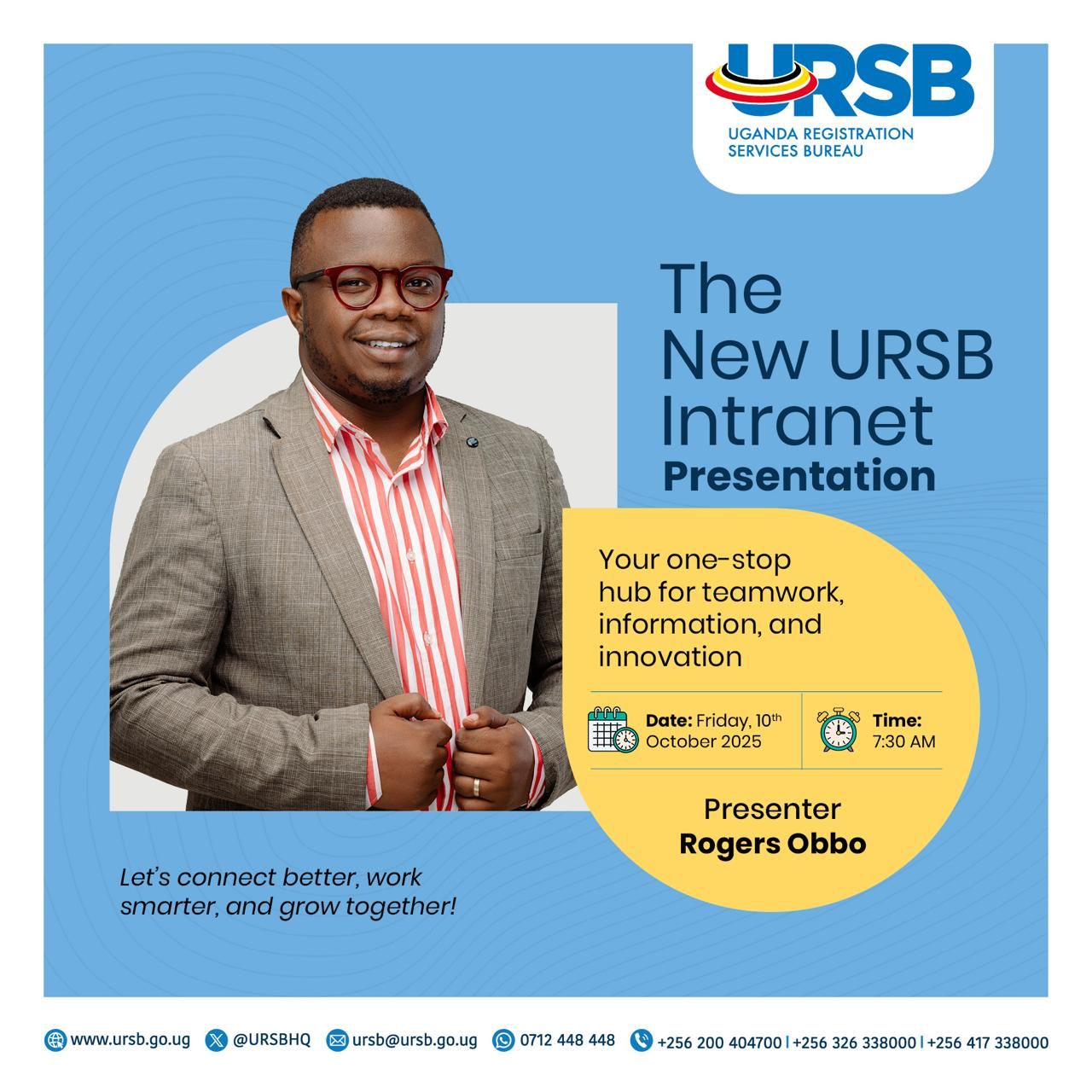 Launch of the URSB Intranet – URSB Intranet